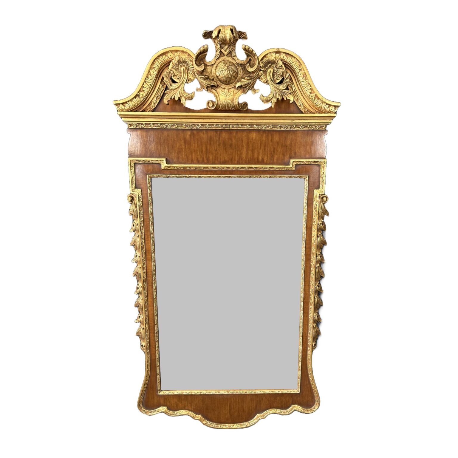 Friedman Brothers Colonial Williamsburg Walnut & Gold Gilt Mirror Model ...