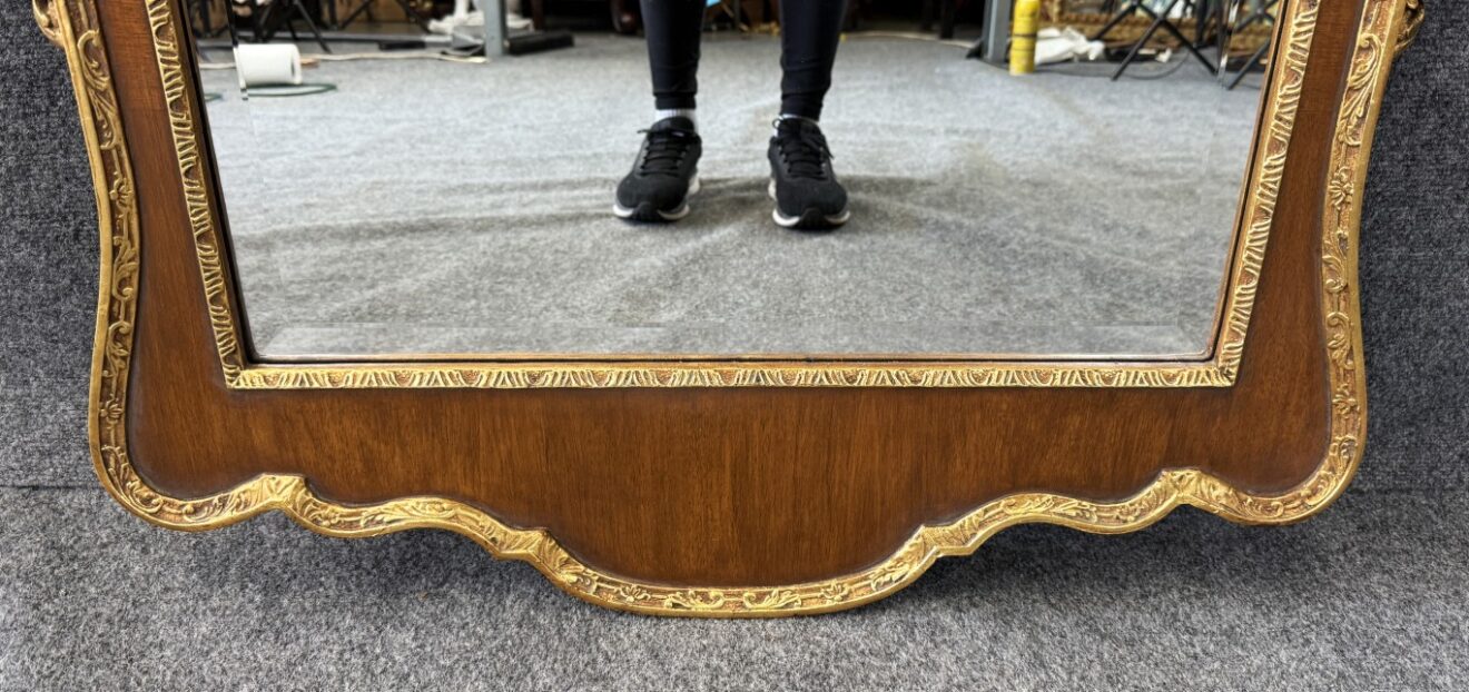Friedman Brothers Colonial Williamsburg Walnut & Gold Gilt Mirror Model ...